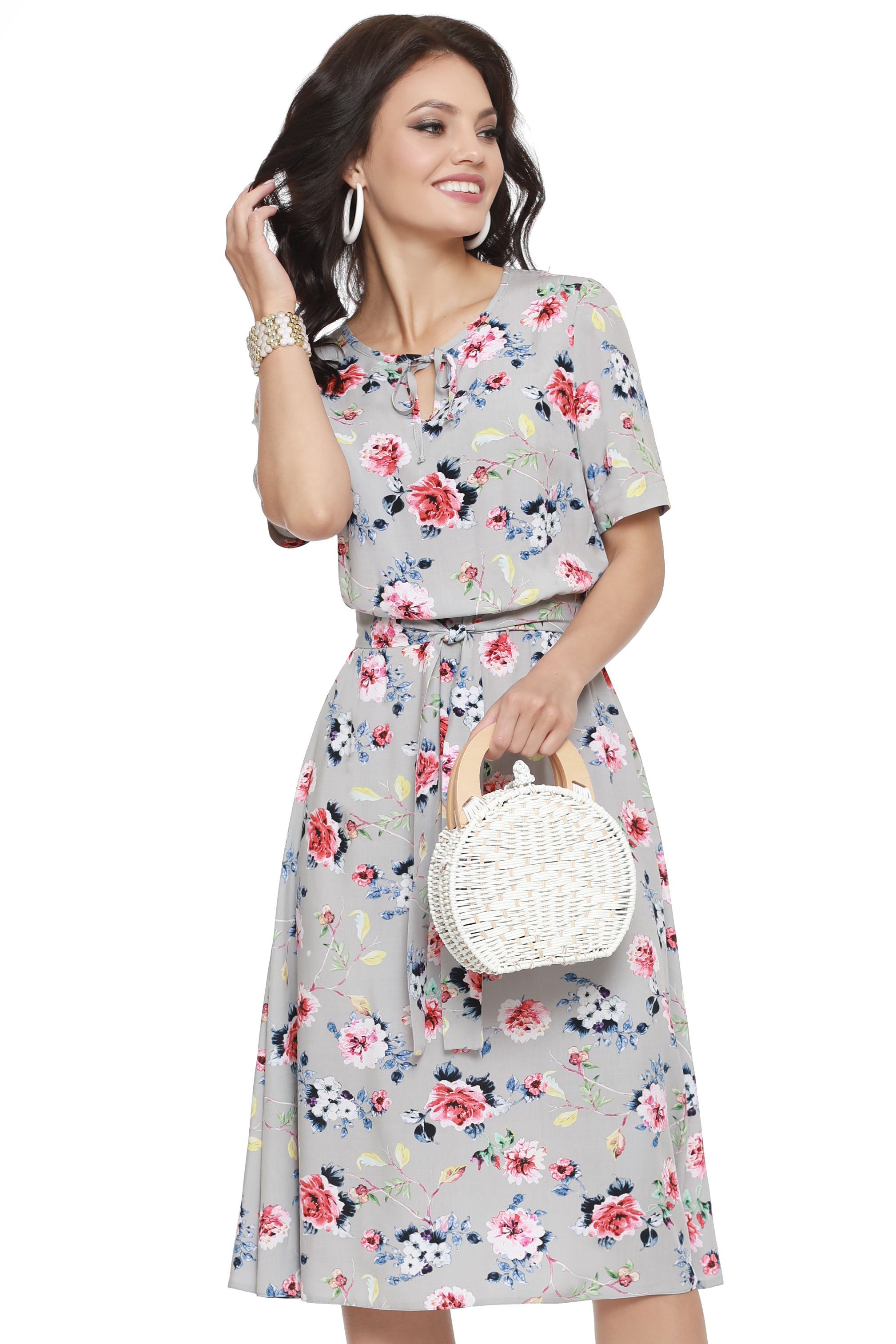 Купить Платье Цветочный роман по цене: 1 620 ₽ арт. П-2212 - DStrend