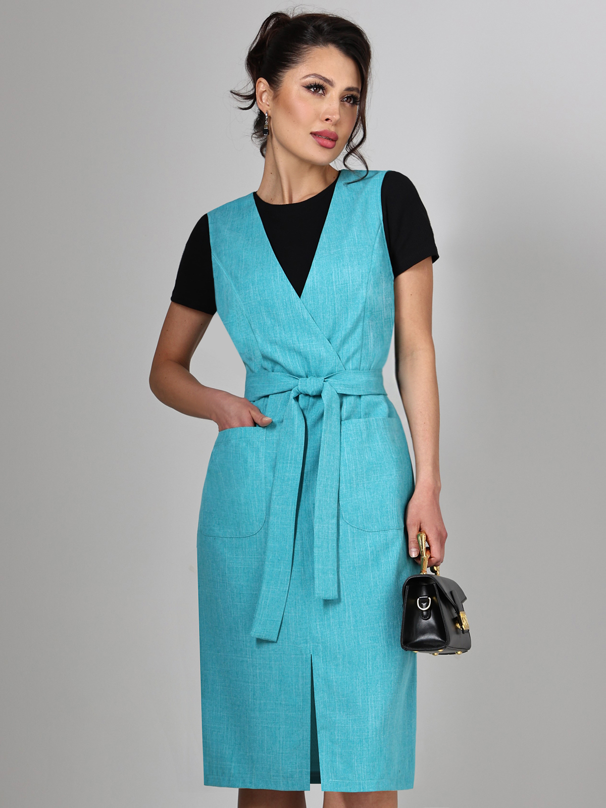 Купить Сарафан Игра в классику, нью по цене: 1 000 ₽ арт. С-0248 - DStrend