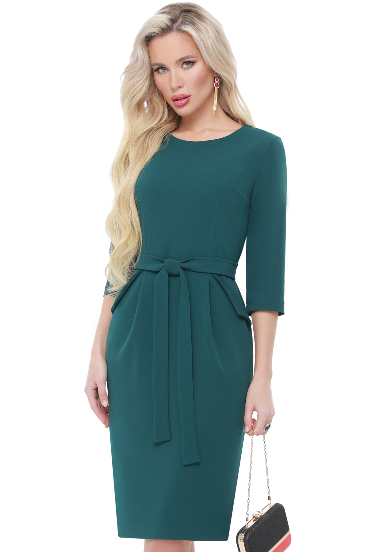 Купить Платье Идеальная модель, грин по цене: 2 040 ₽ арт. П-4368 - DStrend